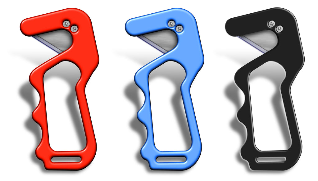 Rescue Hook Knife Open Handle (Aluminium Single Blade)